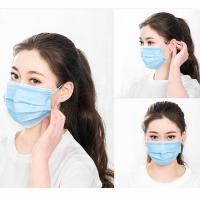 China 3 Ply Medical Spandex Disposable Earloop Face Mask Anti Dust for sale