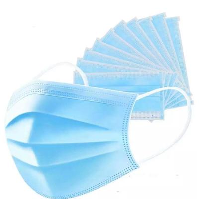 China Odm 95% Filtering Efficiency Nonwoven Face Mask 3 Ply for sale