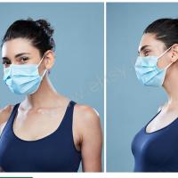 China 3 Ply Nonwoven FDA Single Use Face Mask for sale