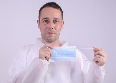 China Earloop 3 Ply Surgical Face Mask Disposable For Germ Protection for sale