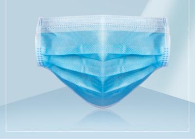 China Light Non Stimulating Disposable Earloop Face Mask 3 Layer For Germs for sale