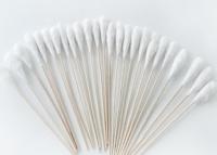 China Disposable Single Head Sterile Q Tips Medical Pure Cotton Swabs for sale