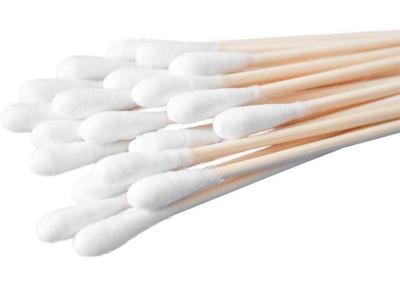 China Disposable Single Head Sterile Q Tips Medical Pure Cotton Swabs for sale
