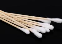 China White 80mm Long Medical Q Tips Sugical Cotton Swabs For Hospital for sale