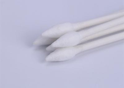 China 100% Pure Cotton Single Head 150mm Sterile Q Tips For Clean Wounds for sale