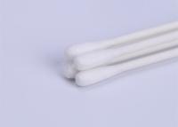 China 100% Pure Cotton Single Head 150mm Sterile Q Tips For Clean Wounds for sale
