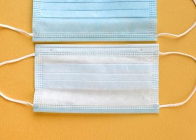 China 17.5 * 9.5cm 3 Ply Breathable Medical Face Mask CE Certification For Adults for sale