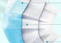 China 3 Ply Disposable Breathable Medical Face Masks For Personal Care for sale