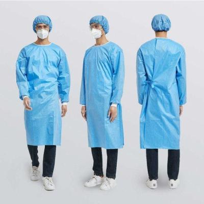 China Level 2 Disposable Surgical Gown ISO 13485 Block Blood Penetration for sale