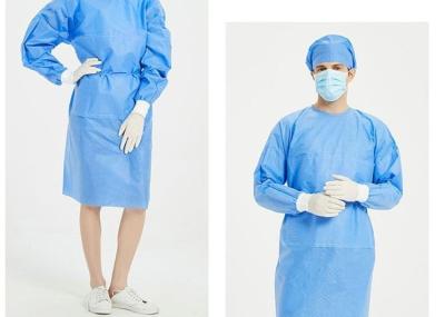 China Non Woven Fabric Disposable Surgical Gown Full Body Suit For Barrier Pathogens for sale