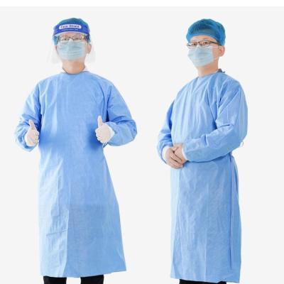 China 60 Gsm Surgical Isolation Gowns Comfortable Breathable For Hospital for sale
