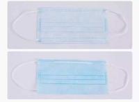 China Blue Surgical 3 Ply Disposable Earloop Face Mask Prevent Respiratory Infections for sale