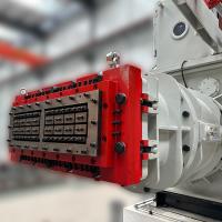 China 4500 X 2100 X 900mm Double Shaft Mixing Extruder 45kW Clay Making Machine for sale