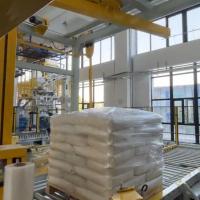 China Touching Screen Automatic Brick Packing Machine with Cost Savings and Strong Protective Performance for sale