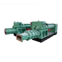 China Semi-Stiff Clay Brick Manufacturing Machine 40 / 40-S Vacuum Brick Extruder for sale