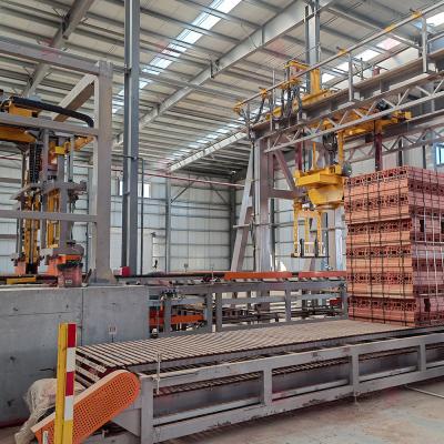 China Fully Automatic Brick Packaging System of Iraq Project in Najimadin of Xi'an Brictec for sale