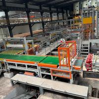 China Automatic Brick Cutting Machine with 240×115×53mm Brick Dimension and 1500-2100 Pieces/hour Cutting Capacity for sale