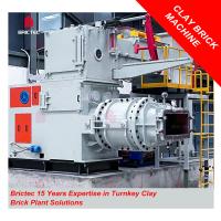 China Vacuum Brick Extruder with Vacuum De-airing System High-Pressure Extrusion and Adjustable Mold System for Clay Brick Making for sale