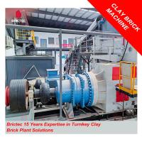 China Vacuum Brick Extruder with Vacuum De-airing System High-Pressure Extrusion and Adjustable Mold System for Clay Brick Making for sale