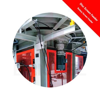 China Customizable Rotary Screen Feeder with 3-10mm Screen Mesh, 10-70m³/h Capacity, and φ1000-1900mm Disc Screen Diameter for sale