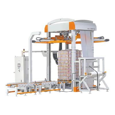 China Automatic Brick Bundling System with Dust-Proof Shrink Film Wrapping for High Efficiency and Cost Savings in Brick Plants for sale