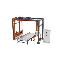 China Fully Automatic PLC Control Stretch Wrap Packing Machine for High Efficiency Brick Packaging for sale