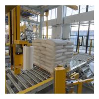 China Fully Automatic PLC Control Stretch Wrap Packing Machine for High Efficiency Brick Packaging for sale