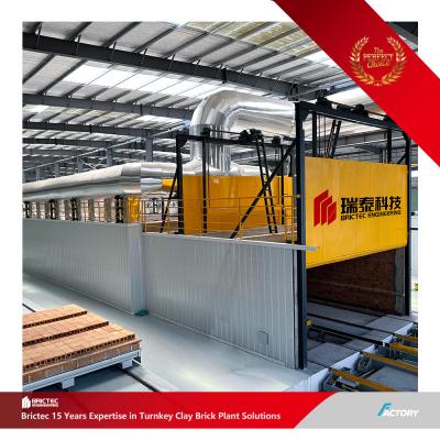 China Eco-friendly Low Energy Consumption Continuous Production Industrial Tunnel Kiln for Brick and Ceramic Firing for sale