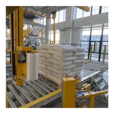 China Automatic Stretch Wrap Packing Machine for High Efficiency Brick Packaging with Cost Savings and Strong Protective Performance for sale