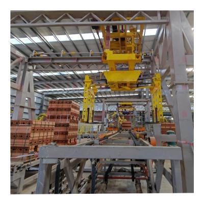 China Automatic Brick Packaging System with One-Touch Brick Type Switching and Multi-Brick-Type Automatic Packaging for Efficient Clay Brick Stacking for sale