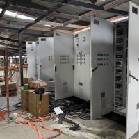 China Full Steel Construction Electrical Control Cabinet with PLC Control System for Brick Plant Automation Featuring Dustproof and Moisture-Proof Design and Industrial Ethernet Communication for sale
