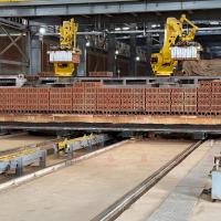 China Automatic Brick Palletizing Robot with 800kg Robot Unloading Capacity and One-Touch Brick Type Switching for Efficient Brick Stacking for sale