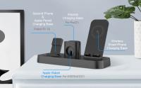 China 7.5w 5w Q3.0 Qi Wireless Charger Stand Iphone Airpod Iwatch Charger for sale