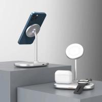 China 10watt Magnetic Qi Wireless Charger Stand Horizontally Or Vertically W31 for sale