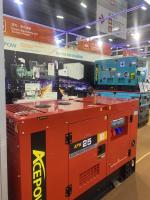 China Red 25kva Canopy Generator Set Low Noise Durability Long Service Life for sale