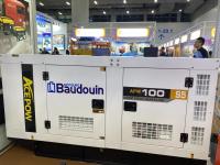 China White 100kva Diesel Power Generator Set Energy Efficient for sale