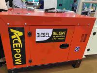 China 25kva Canopy Generator Set Red Color Water Cooled for sale