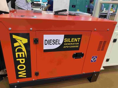 China 25kva Canopy Generator Set Red Color Water Cooled for sale
