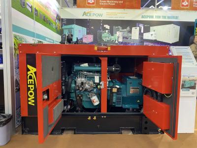 China Red Noise Level ≤75dB A Standby Generator Set with IP23 Protection Grade with Long Running Time for sale