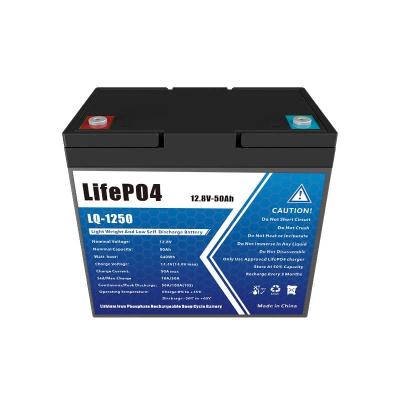 China Deep Cycle 12v 50ah Lifepo4 Rechargeable Battery For Power Tools for sale