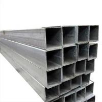 China Low Carbon Steel Square Tube MS Rectangular Pipe For Construction / Building Materials for sale