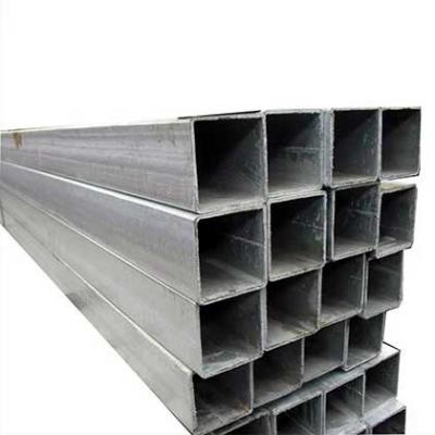 China Low Carbon Steel Square Tube MS Rectangular Pipe For Construction / Building Materials for sale