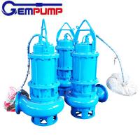 China WQ Sewage Industrial submersible sump electric water centrifugal pump coal mine for sale