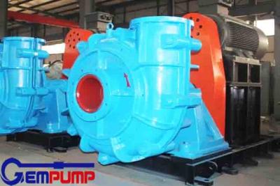 China Horizontal Minerals Processing Mining Abrasion Corrosion Resistant Centrifugal Slurry Pump for sale