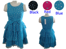 Switzerland princess dress stock lots for kids