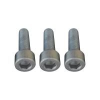 China Alloy Steel Black Plated Silver Dacromet Car Wheel Screws M10X1.5X35 Strength 10.9 for sale