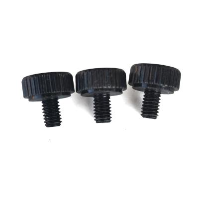 China Big Roller Head Flower Thumb Screw Straight Grain Carbon Steel for sale