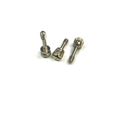 China M4x16 Eleven Shaped Groove Knurled Custom Captive Screws Does Not Come Out for sale