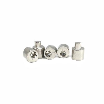 China 9.5mm Screw Head Diameter Stainless Steel Eccentric Nails HEX4.0x3.7 Hexagon Size for sale