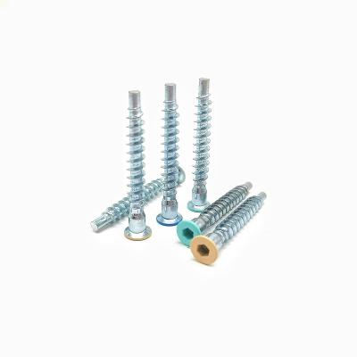 China Straight Repair Countersunk Wood Screw Hexagonal Kitchen Cabinet Self Tapping Roller Thread for sale